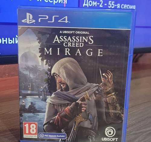 Assassins creed mirage ps4/ps5 диск