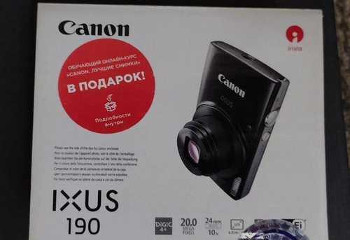 Компактный фотоаппарат canon ixus 190