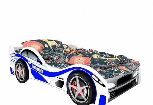 Кровать-машина Полиция с колесами (2шт.)