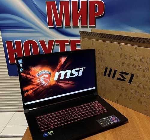 MSI 17дюймов на гарантии, RTX 3050, ddr5, i5