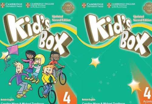 Kids box 4 Pupils Book+activity Book новый