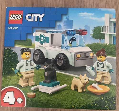 Lego City 60382 Новый оригинал Ветеринарный фургон