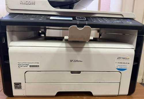 Принтер ricon SP220SFNw
