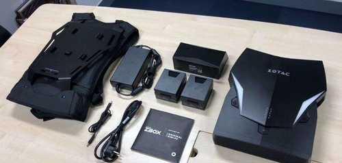 Zotac box GTX 1070 intel i7 VR GO backpack