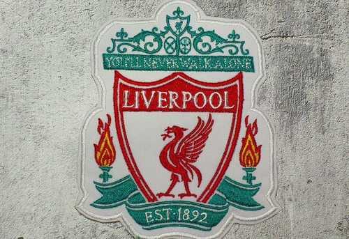 Нашивка "liverpool club" 14х11см на термоклее