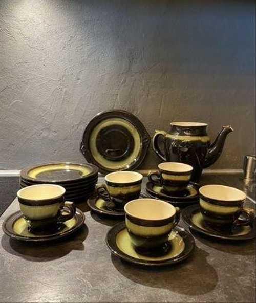 Кофейный сервиз, тарелки керамика