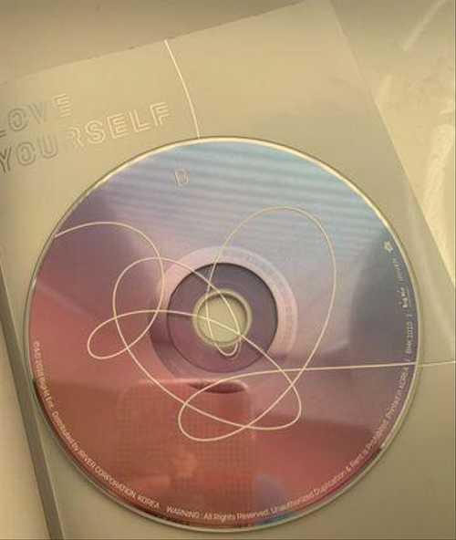 CD диск BTS Love yourself: Answer (B)