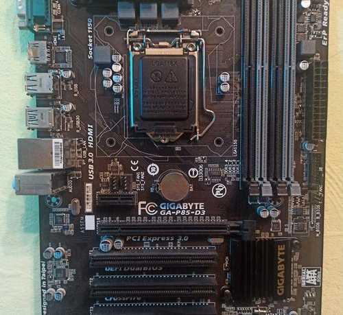 Материнская плата Gigabyte ga-p85-d3, s 1150, hdmi