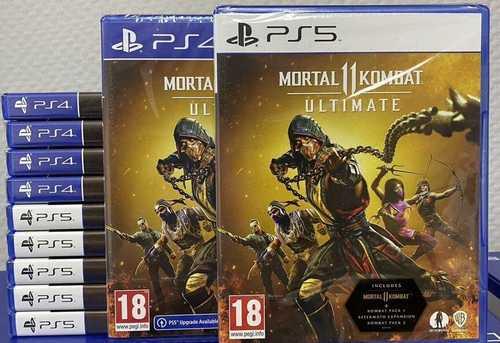 Диски PS5 и PS4 Mortal Kombat 11 Ultimate (новые)