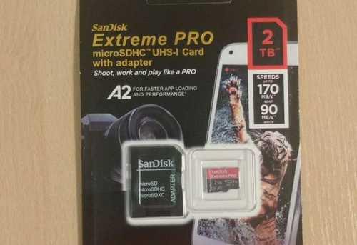 Карта памяти MicroSD SanDisk Extreme Pro 2Tb