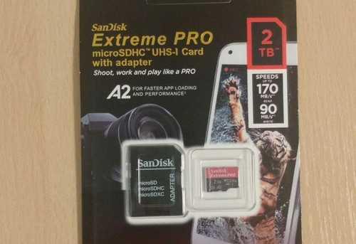 Карта памяти MicroSD SanDisk Extreme Pro 2Tb