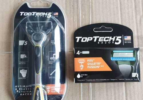 Станок для бритья Top Tech 5, сменные кассеты
