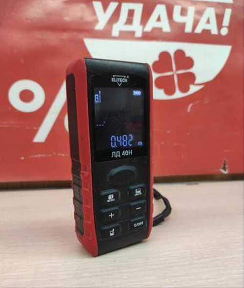 Лазерный дальномер elitech лд 40Н 40 м