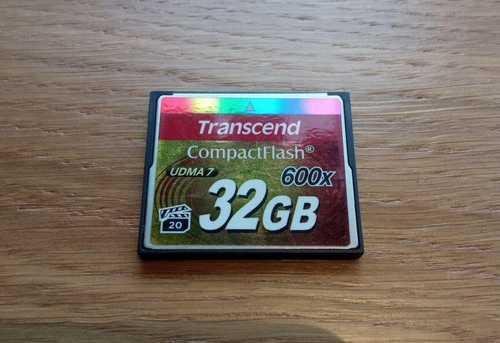 Карта памяти transcend CF udma7 32 GB 600x