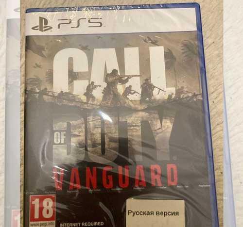 Call of duty vanguard ps5 диск новый