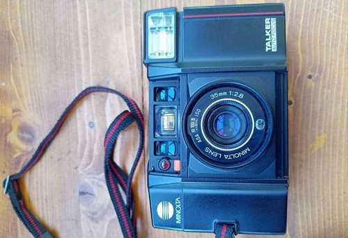 Плёночный фотоаппарат Minolta AF-SV Talker б/у
