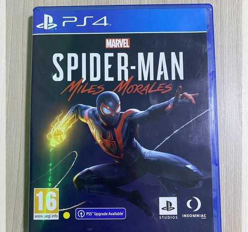 Spider man miles morales ps4 диск