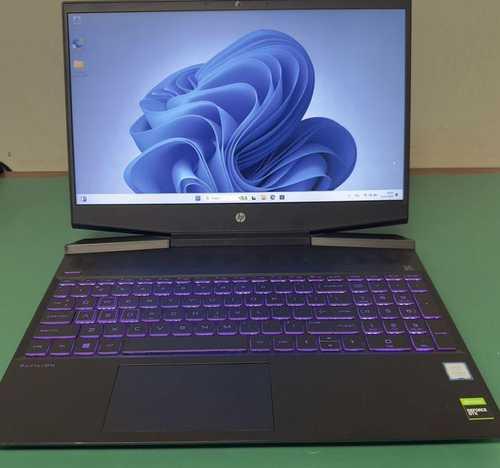 Игровой ноутбук HP pavilion gaming 15 rtx 1650