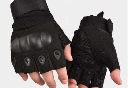 Tактические перчатки без пальцев (чёрные) XXL