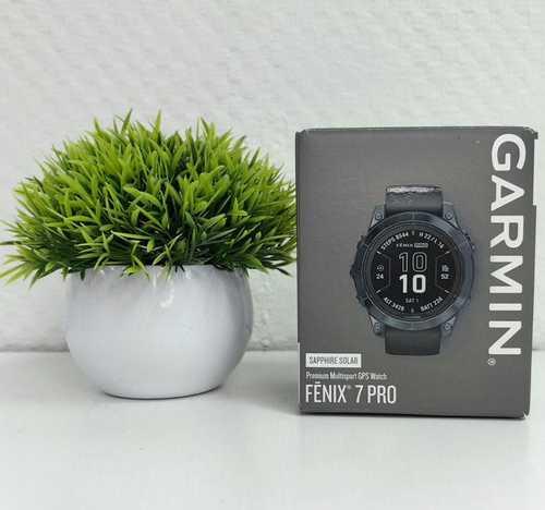 Часы Garmin fenix 7 pro sapphire solar новые