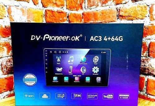 Android магнитола 2DIN 4+64Gb Pioneer.ok AC3