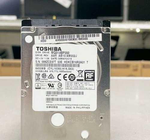 Toshiba, 500Gb, HDD, SATA III, 2.5"