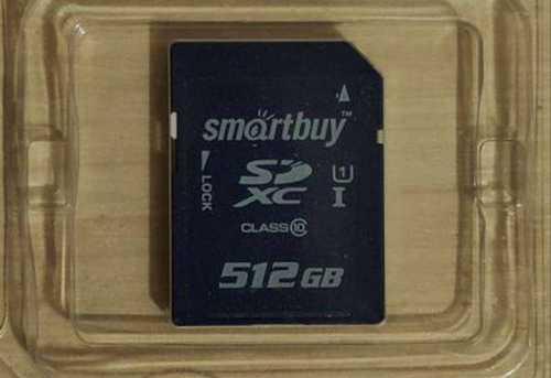 Карта памяти SmartBuy MiniSD XC Class 10 512Gb