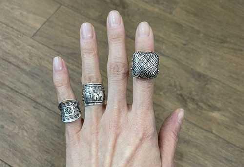 Серебряное кольцо Кустов