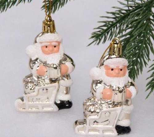 916-202 Ёлочные игрушки, набор "Дед Мороз"