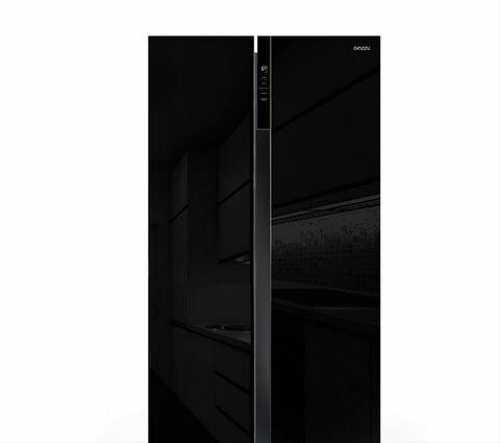 Холодильник Ginzzu NFI-5212 (черное стекло) Новый