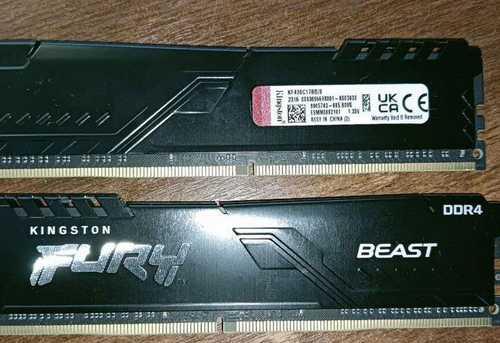 Kingston 8*2 GB (16гб GB ) DDR4 KF436C18BB/16