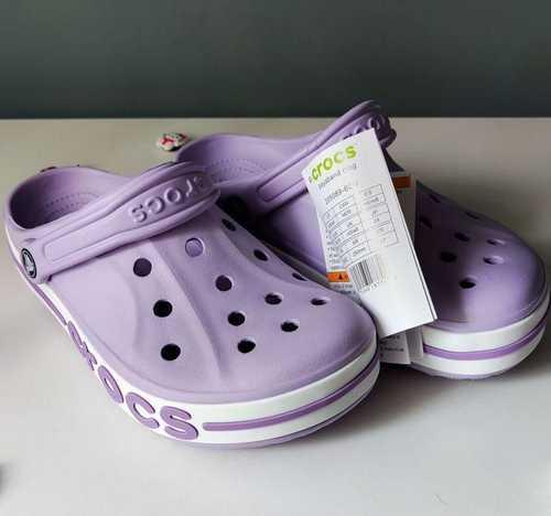 Crocs сабо женские лиловые