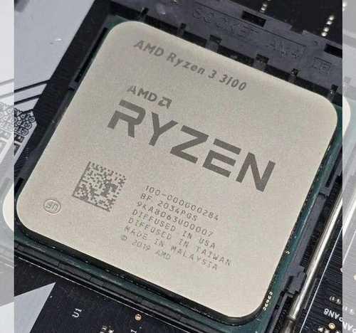 Процессор ryzen 3 3100   кулер