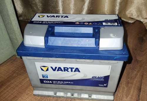 Акб аккумулятор varta d24 blue dynamic 60ah 540a