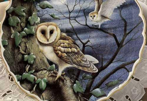 Тарелка декоративная Англия Spode British Owls
