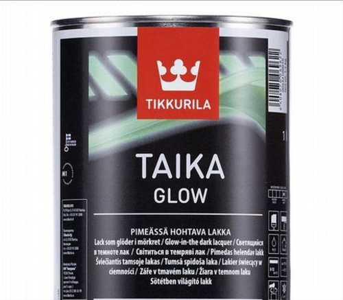 Tikkurila taika glow/ лак С эффектом свечения