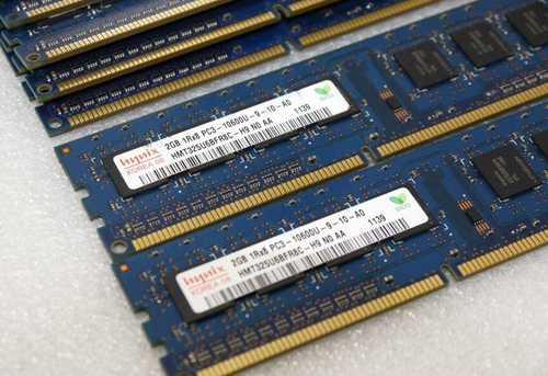 Память DDR3 2Gb PC3-10600 Hynix, Elpida