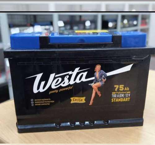 Аккумулятор на автомобиль Westa black 75ah