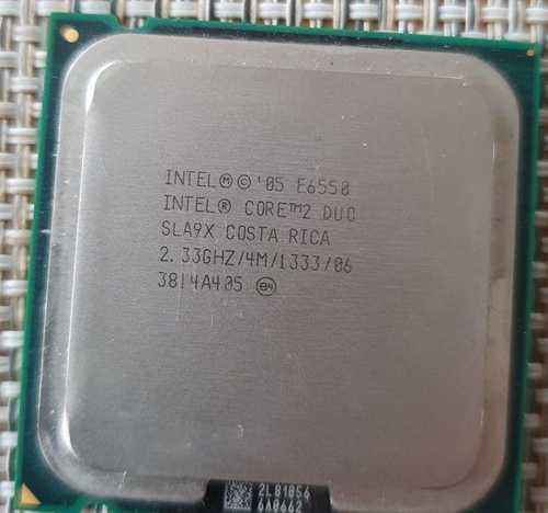 Процессор intel core2duo e6550