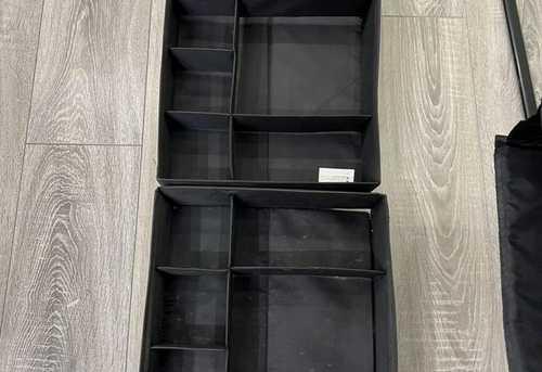 Ящик для хранения IKEA scubb черные 2 шт