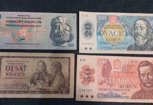 Банкноты Чехословакия кроны