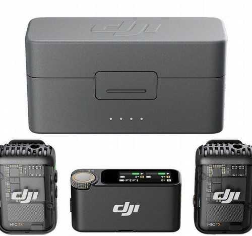 Микрофон DJI Mic 2 2 TX   1 RX   Charging Case