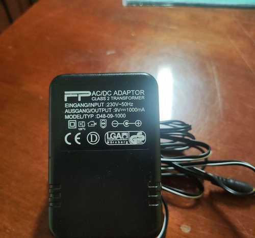 Блок питания AC/DC 9v 1000mah