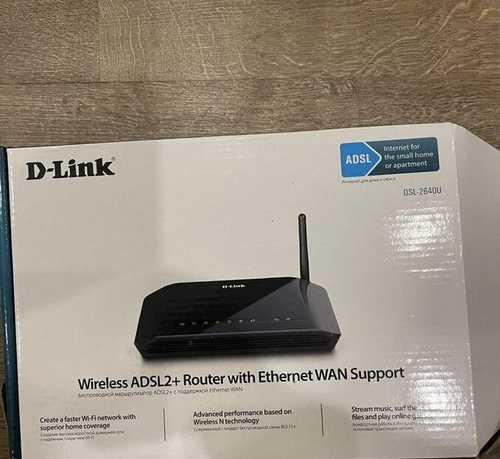Wifi роутер d link DSL- 2640U