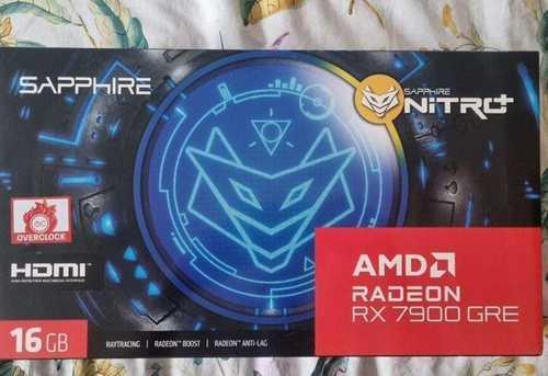 Игровая видеокарта Sapphire AMD RX 7900 GRE Nitro+