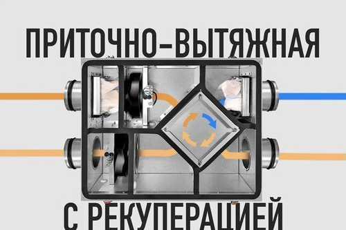Приточно вытяжная установка домой, дачу, офис 160