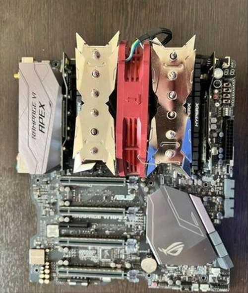 Asus rampage VI apex + Intel Core i7-7820x