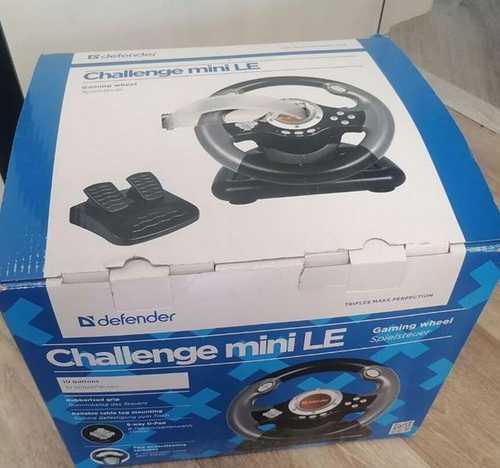 Руль для компьютера с педалями Challenge mini LE