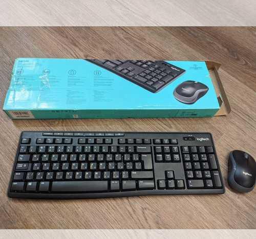 Клавиатура мышь беспроводная logitech mk270