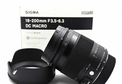 Объектив Sigma AF 18-200mm f/3.5-6.3 Macro Nikon
